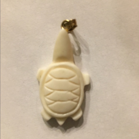Jewelry | Carved Ivory Turtle Pendant | Poshmark